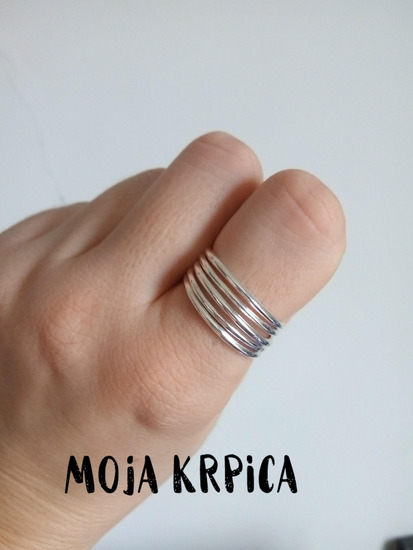 Minimal metalni kruzni set prstenja