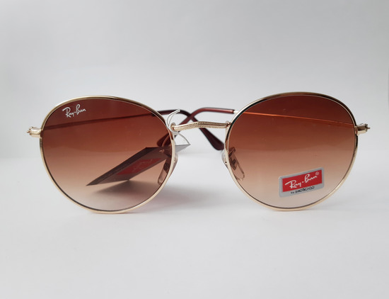 Rayban okrugle suncane naocare braon