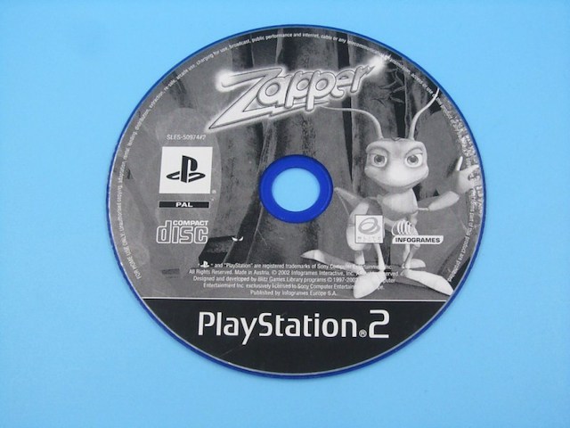 ZAPPER Sony PayStation 2 PS2 igrica