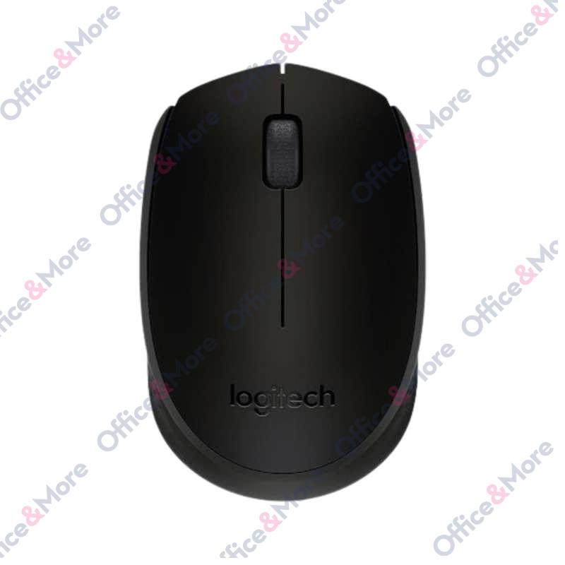 LOGITECH MIŠ BEŽIČNI OPT. B170 BLACK