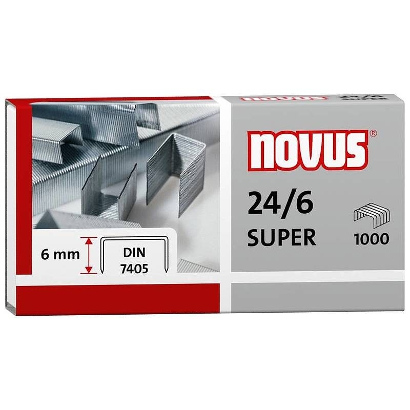 Klamerice Novus 24/6 super, 1/1000, 30 listova Novus