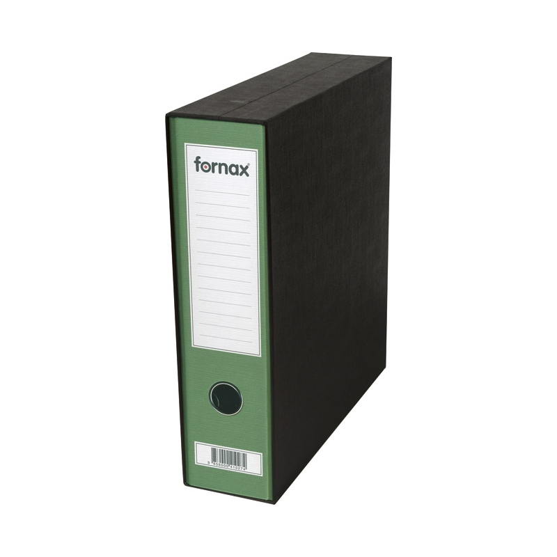 Registrator A4 široki u crnoj kutiji Prestige Fornax zeleni