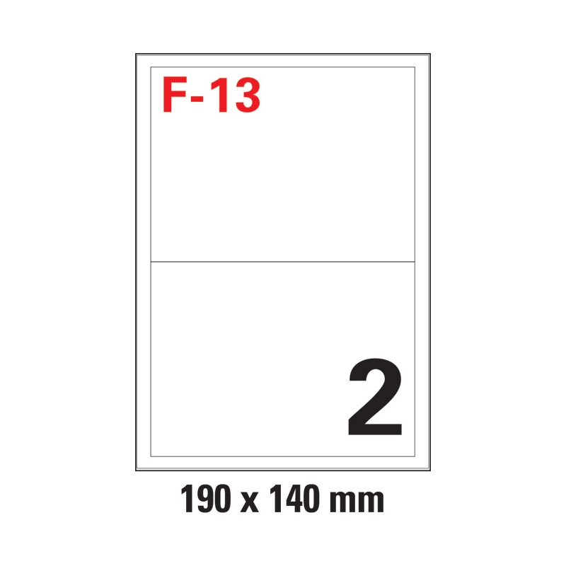 Etikete ILK 190x140mm pk100L Fornax F-13