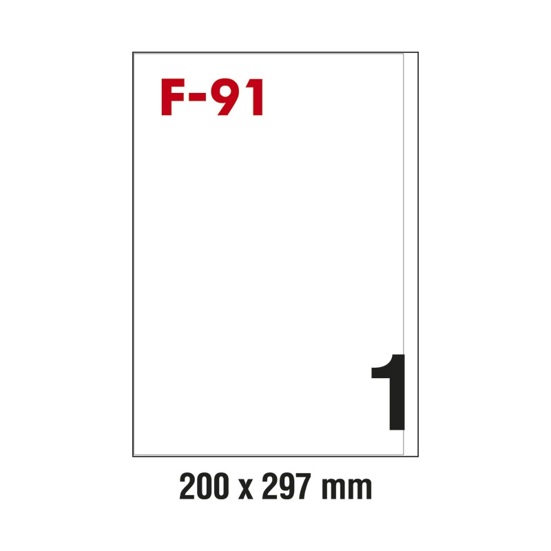 Etikete ILK 200x297mm pk100L Fornax F-91