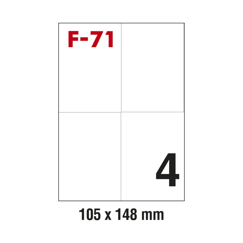 Etikete ILK 105x148mm pk100L Fornax F-71