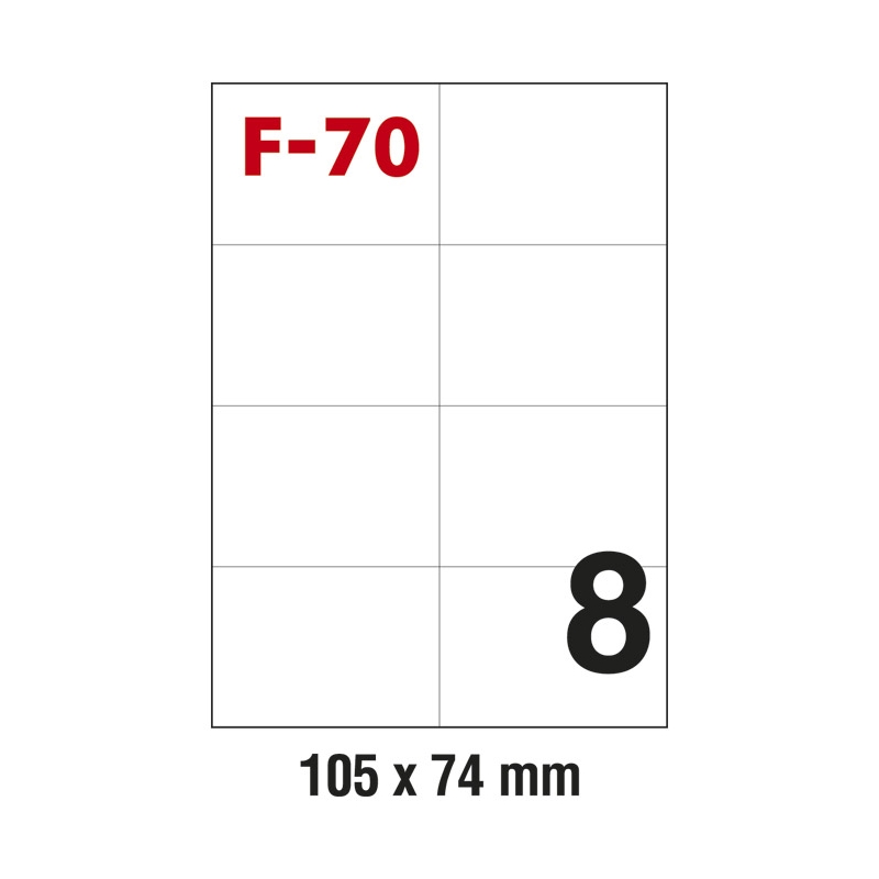 Etikete ILK 105x74mm pk100L Fornax F-70