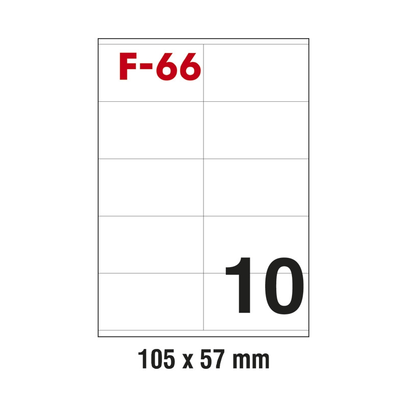 Etikete ILK 105x57mm pk100L Fornax F-66