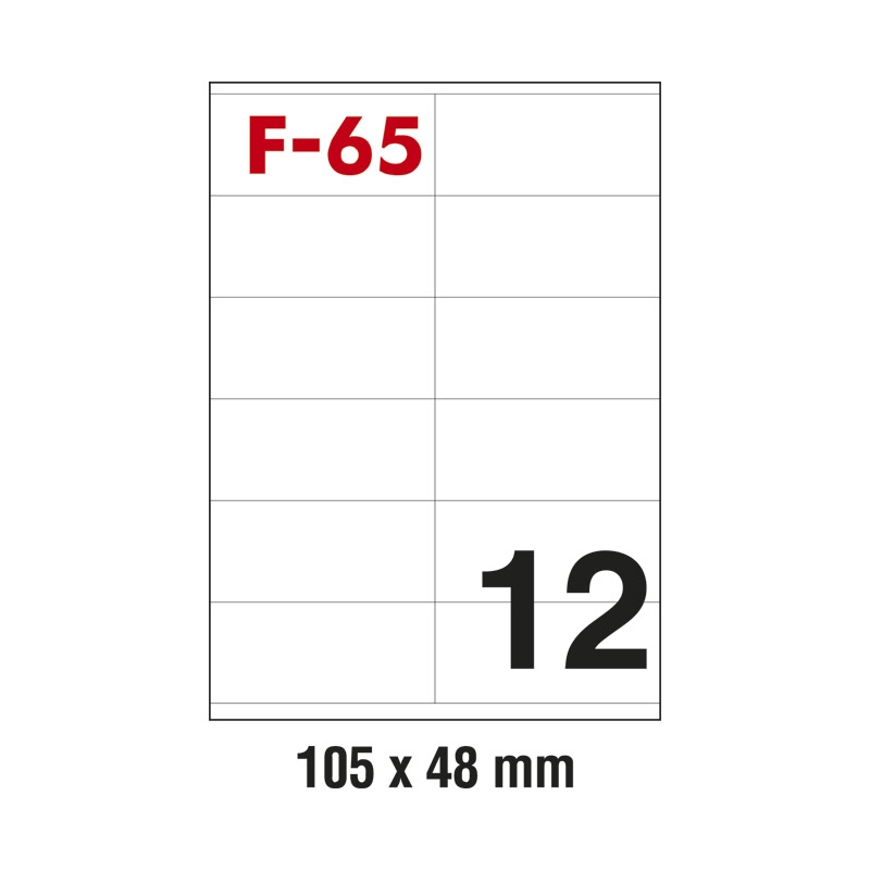 Etikete ILK 105x48mm pk100L Fornax F-65
