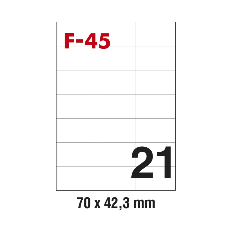 Etikete ILK 70x42,3mm pk100L Fornax F-45