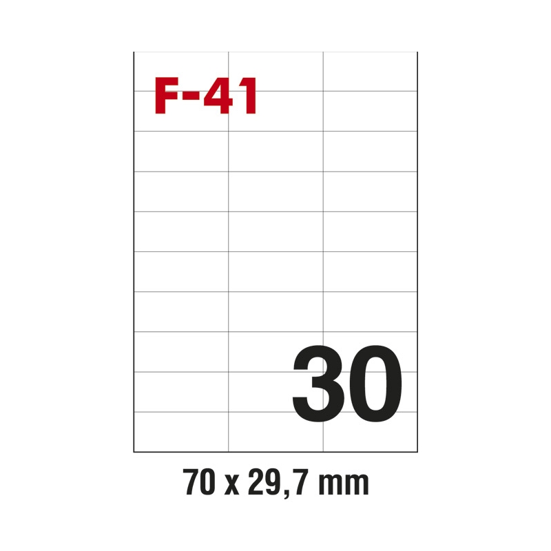Etikete ILK 70x29,7mm pk100L Fornax F-41