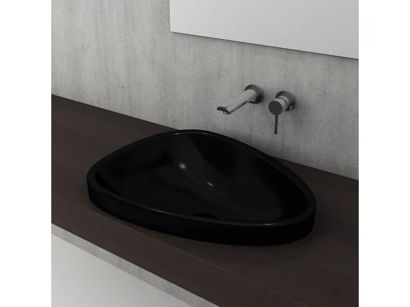 BOCCHI ETNA LAVABO 58 CM - SJAJNA CRNA 1114-005-0125