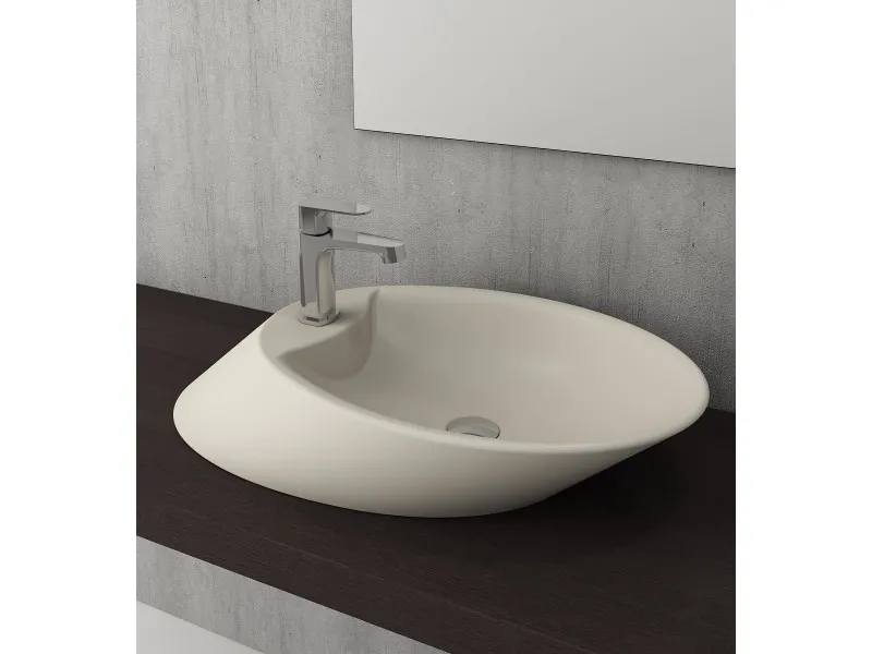 BOCCHI VESSEL SA RUPOM LAVABO 72 CM - MAT JASMIN 2021-007-0126