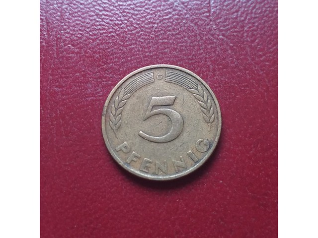 5 PFENNIG 1949 G