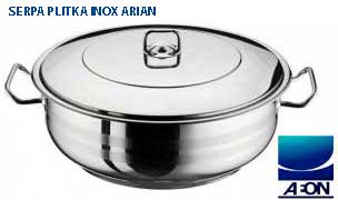SERPA PLITKA 14L INOX ARIAN 36X14