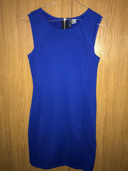 H&M uska plava haljina
