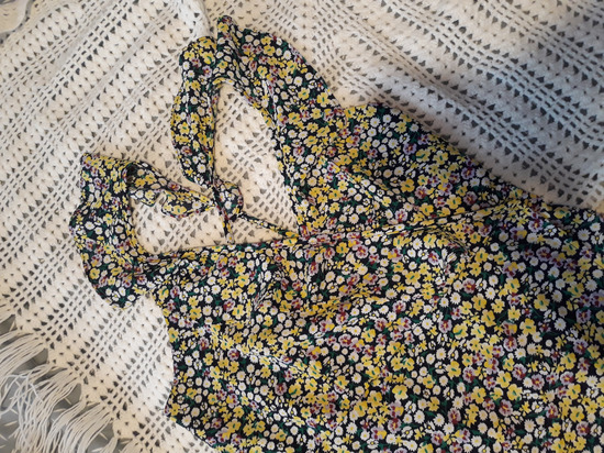 Boho maxi haljina sa cvetnim printom