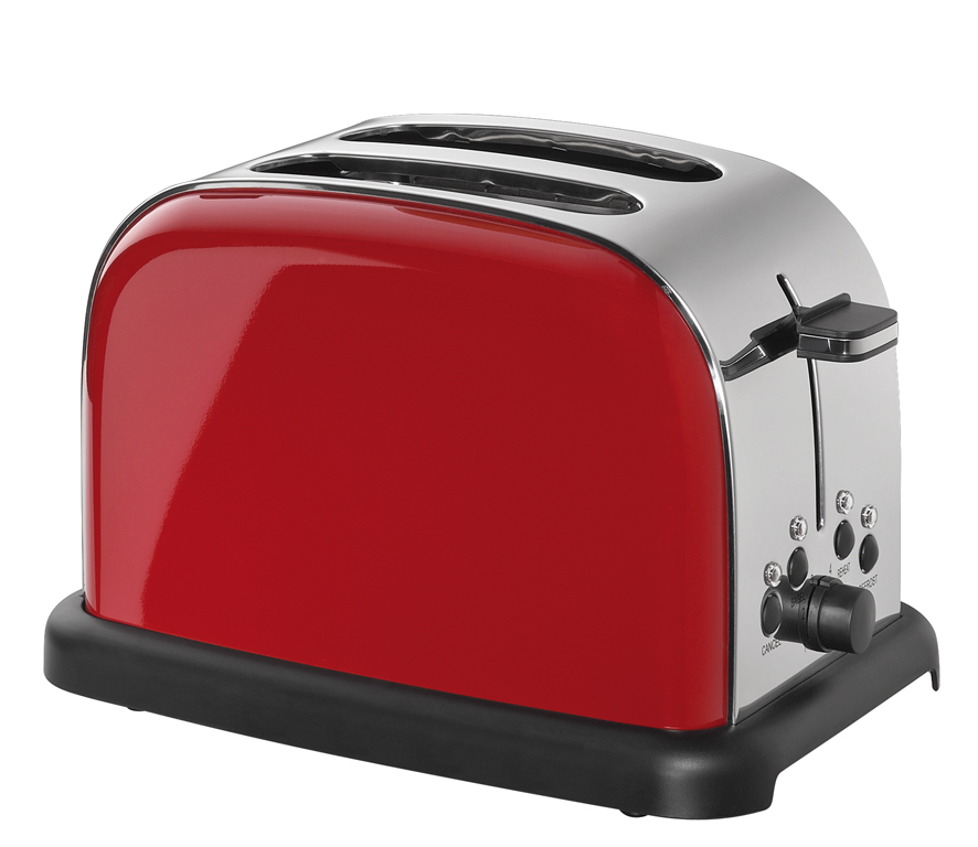 “Retro” toster za 2 kriske hleba Crveni – Cena: 6.492,oo din.