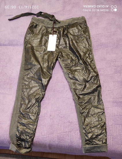Pantalone maslinaste nove sa etiketom