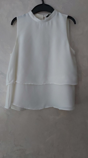 Zara bela bluza s/xs