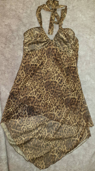 Leopard print haljina
