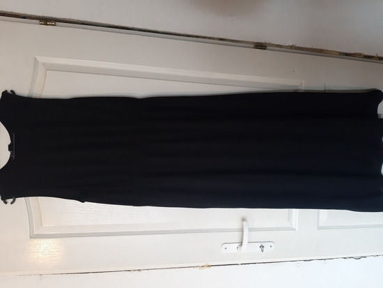 H&M crna duga haljina
