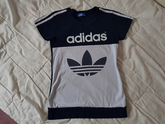 Adidas original zenska majica teget plava