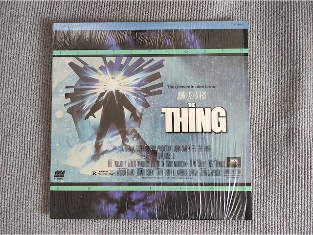 The Thing - John Carpenter - laserdisc - letterboxed