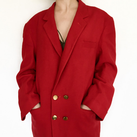 Vintage crveni sako