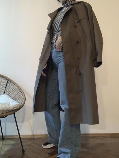 Oversized trench coat