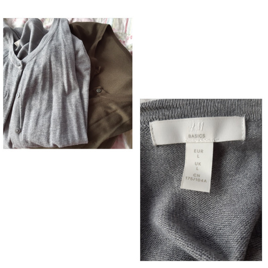 H&M dzemper vel L