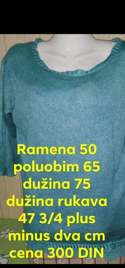 Džemper za PUNIJU damu