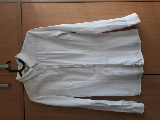 Ženska strukirana bela košulja S/36 veličina Koton