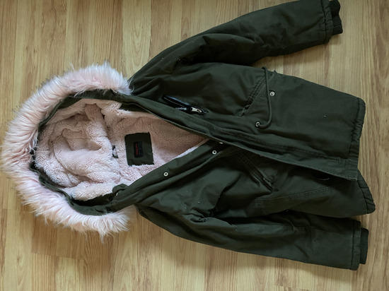 Roze parka