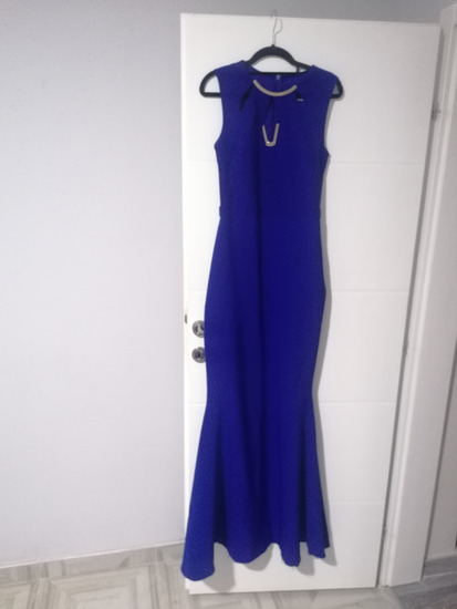 Plava duga haljina