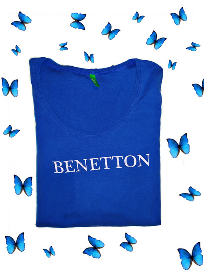 Original Benetton plava bluza