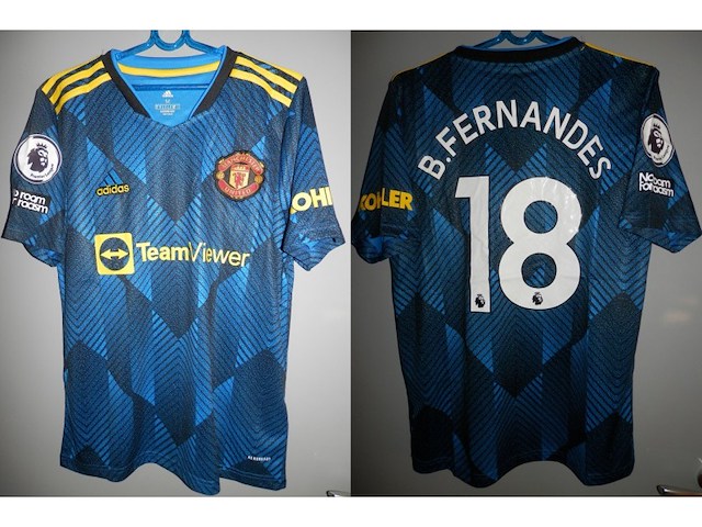 Manchester United dres 2021-22 Bruno Fernandes 18 M