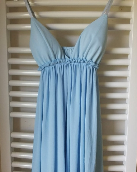 Svecana elegantna plava haljina