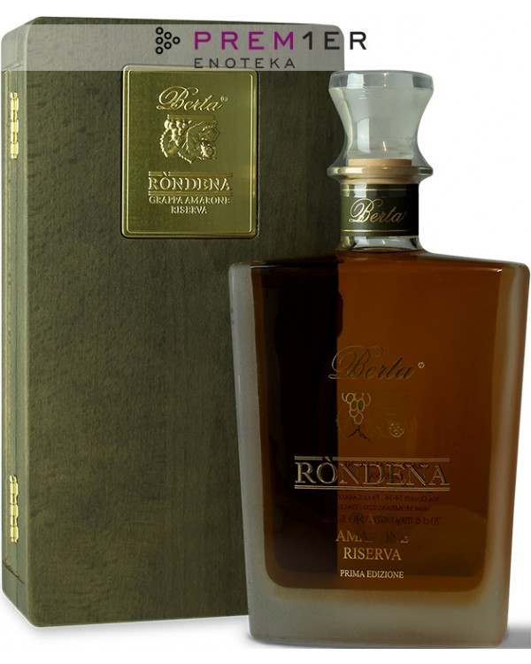 Berta Distillerie Rondena Grappa Amarone Riserva 0.70l