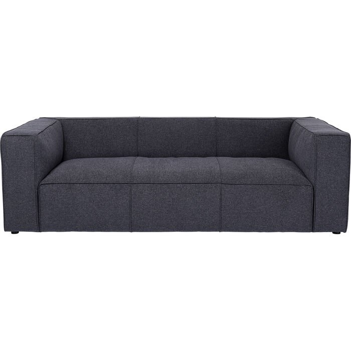 Sofa Cubetto 3-Seater Dark Grey 220cm