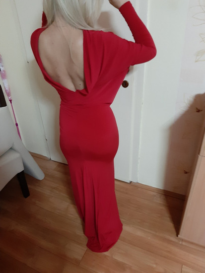 Maxi crvena haljina