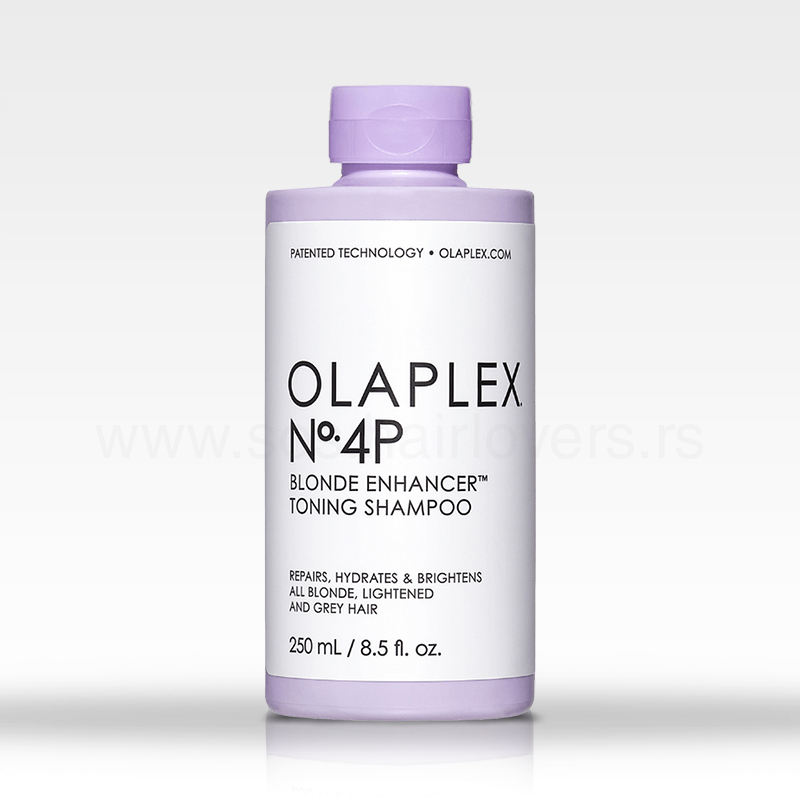 OLAPLEX BLONDE ENHANCER TONING SHAMPOO No.4P – Ljubičasti šampon za blistavu i jaku plavu kosu