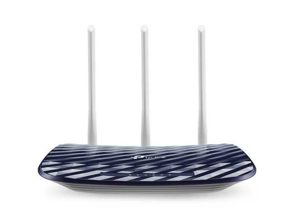 TP-LINK Wi-Fi Ruter AC750 Dual Band 300Mbps433Mbps (2.4GHz5GHz), 1xWAN, 4xLAN, 3x antene