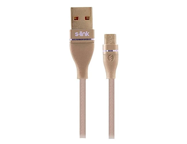 S-link SW-C540 zlatni kabl USB-A (muški) na USB-C (muški) 1m