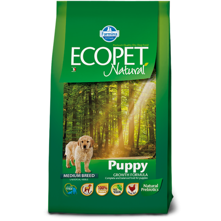 Ecopet hrana za pse Natural PUPPY MEDIUM 2.5kg