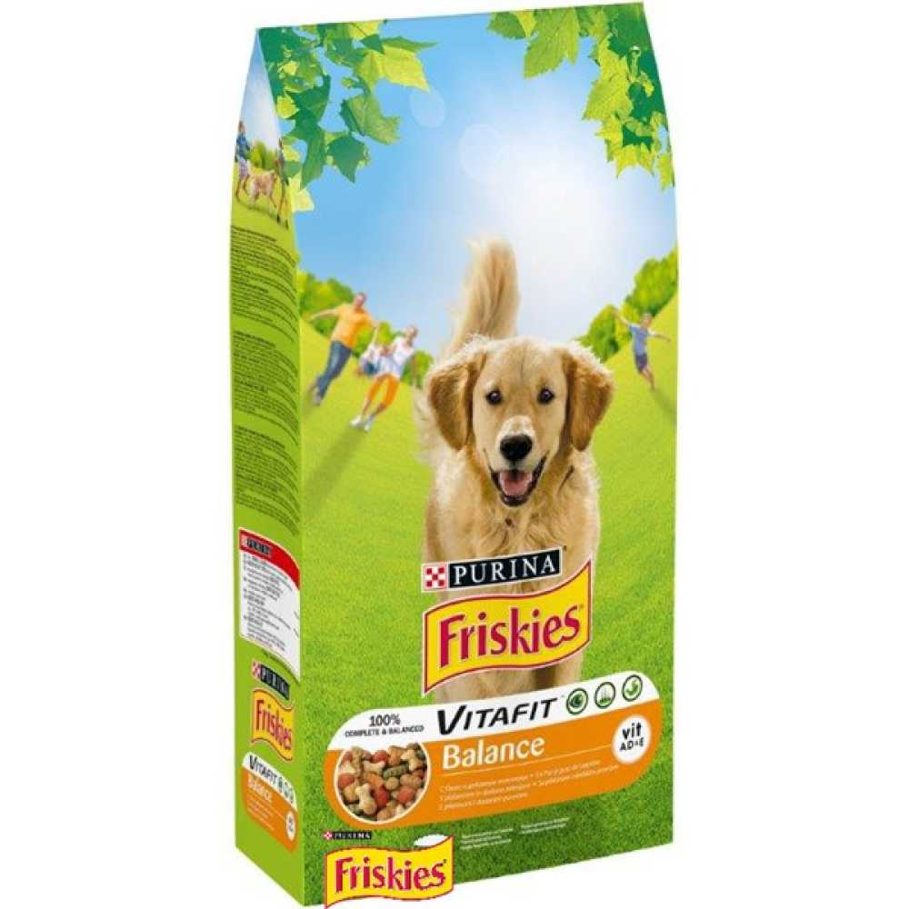 FRISKIES hrana za pse Adult Balance Piletina i Povrće 2.4kg