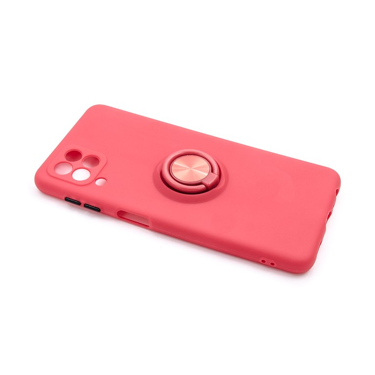 TPU MATTE RING for SM-A225F (Galaxy A22 4G) crvena