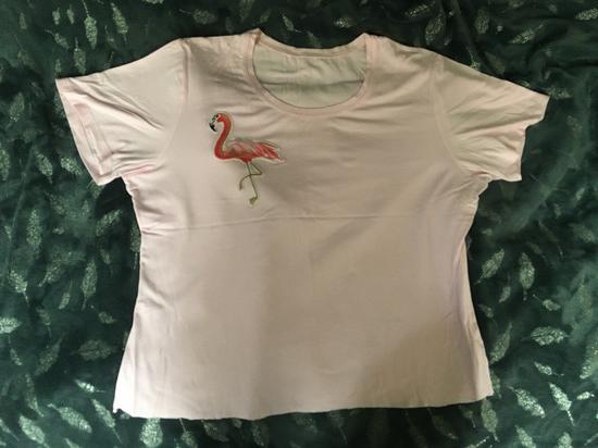 Svetlo roza majica sa flamingosom