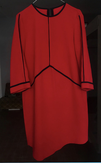 Zara red dress