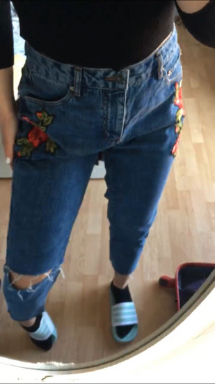 pull and bear mom jeans