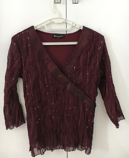 Vintage Bordo/crvena bluza